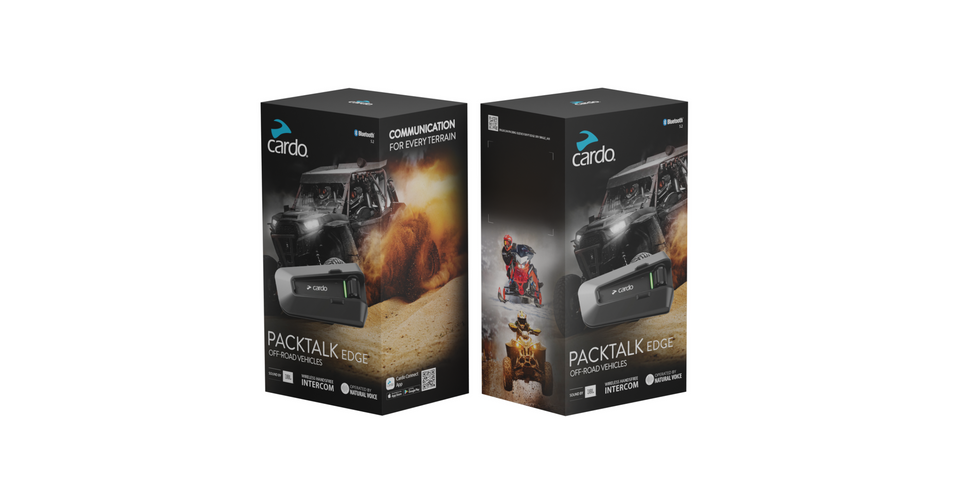 Cardo Packtalk EDGE ORV JBL DUPLA szett, off-road motoros kommunikáció ...